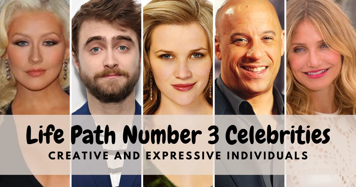Life Path Number 3 Celebrities - Creative And Expressive Individuals