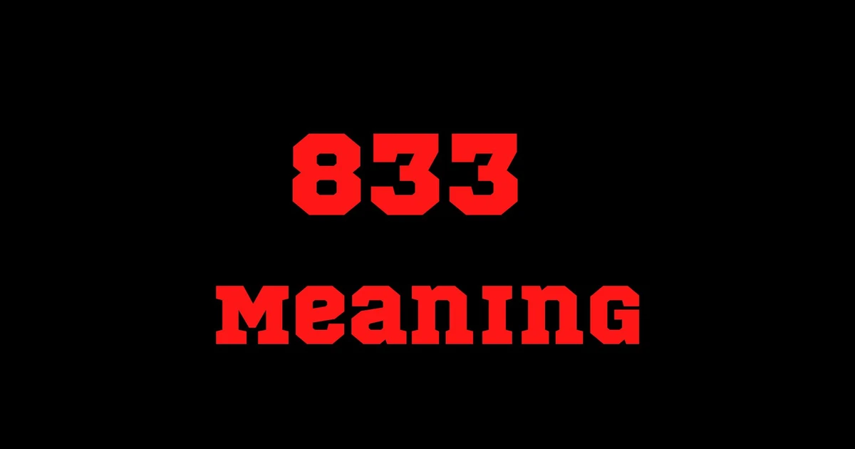 833 Meaning - Sign That You Are Being Fully Supported