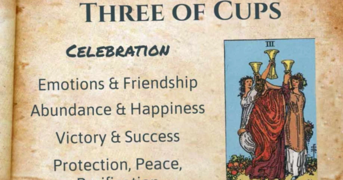 Three Of Cups - The Celebration Of 3 Of Cups