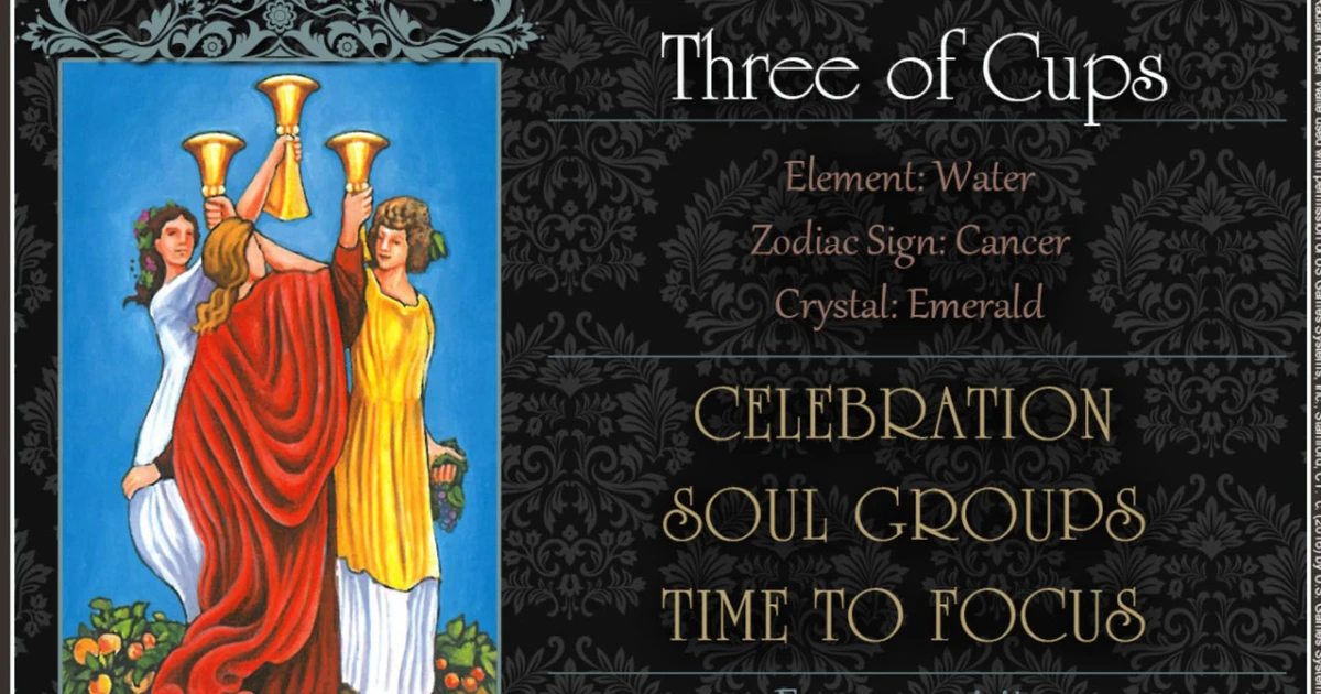 3 Of Cups - Celebrate Life's Joys